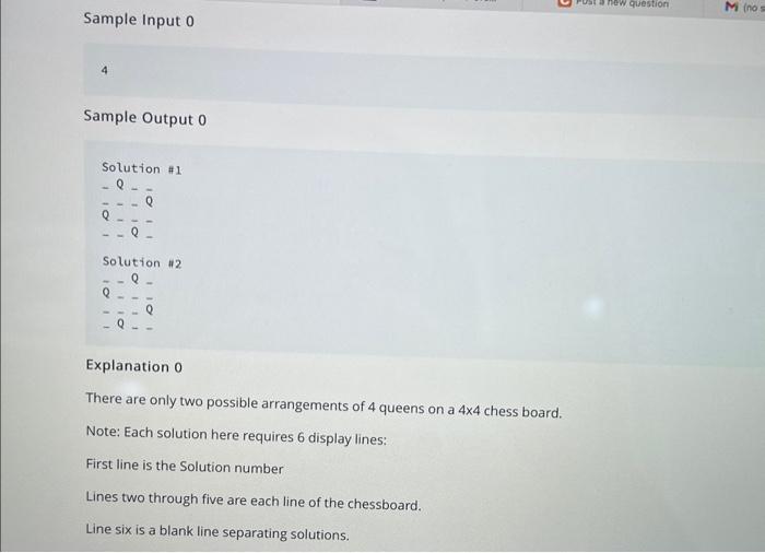 Solved Given n Queens and an n×n sized chess board, arrange | Chegg.com