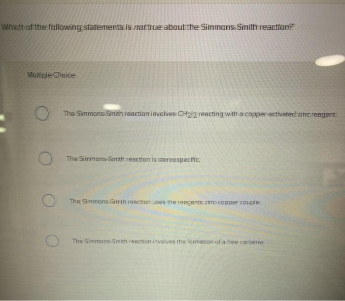 Solved Which of the following statements is not true about | Chegg.com