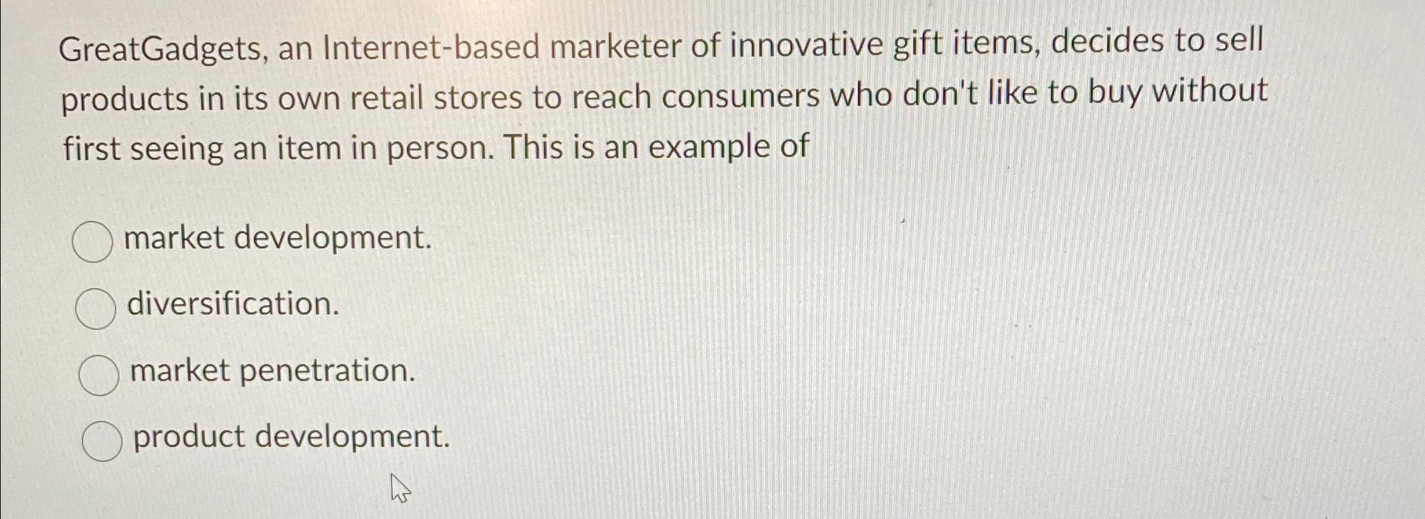 Solved GreatGadgets, an Internet-based marketer of | Chegg.com