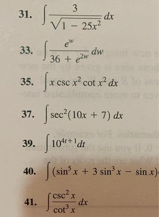 Solved Practice Exercises 17–44. Indefinite integrals Use a | Chegg.com
