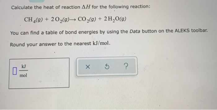 Solved Calculate The Heat Of Reaction Ah For The Following