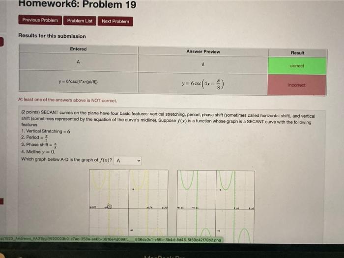 Solved Homework6: Problem 19 Previous Problem Problem List | Chegg.com Solved Homework6: Problem 19 Previous Problem Problem List | Chegg.com