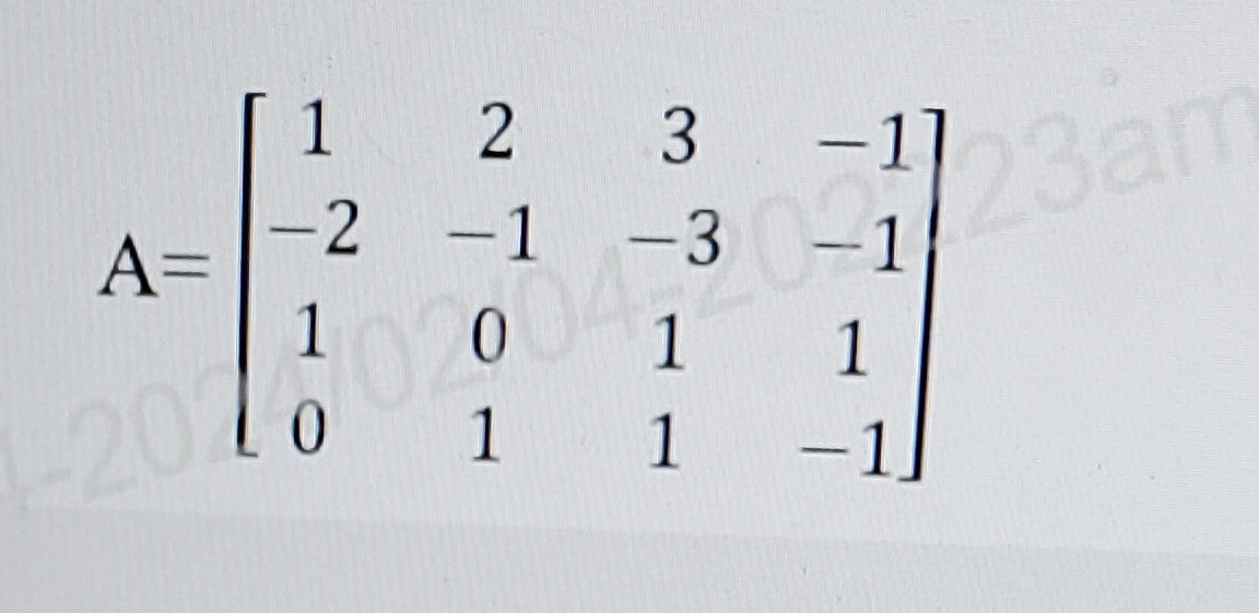 Solved Matrix ]] | Chegg.com