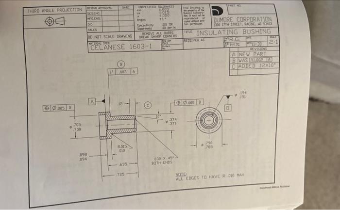 Solved ACTIVITY 15−4 Insulating Bushin: 1. How decp is the | Chegg.com