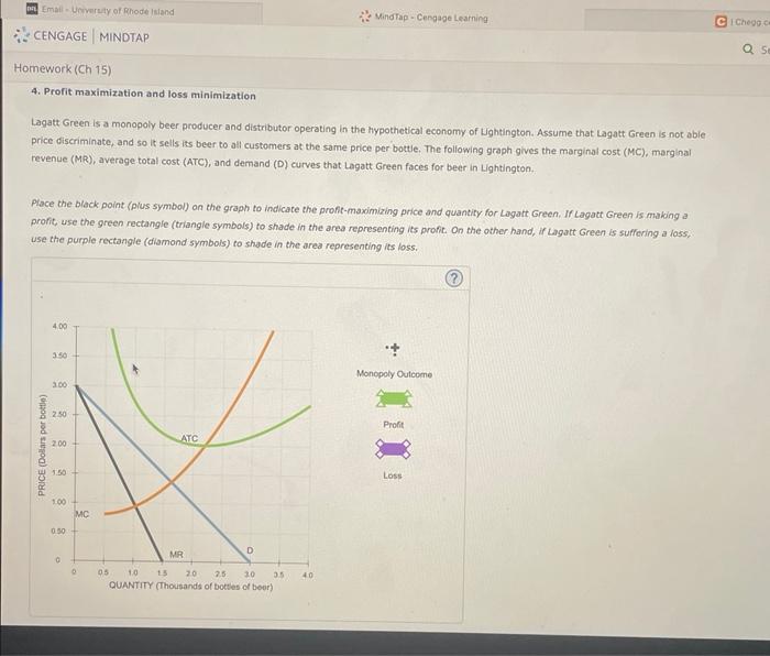 Solved 4 Profit Maximization And Loss Minimization Lagatt