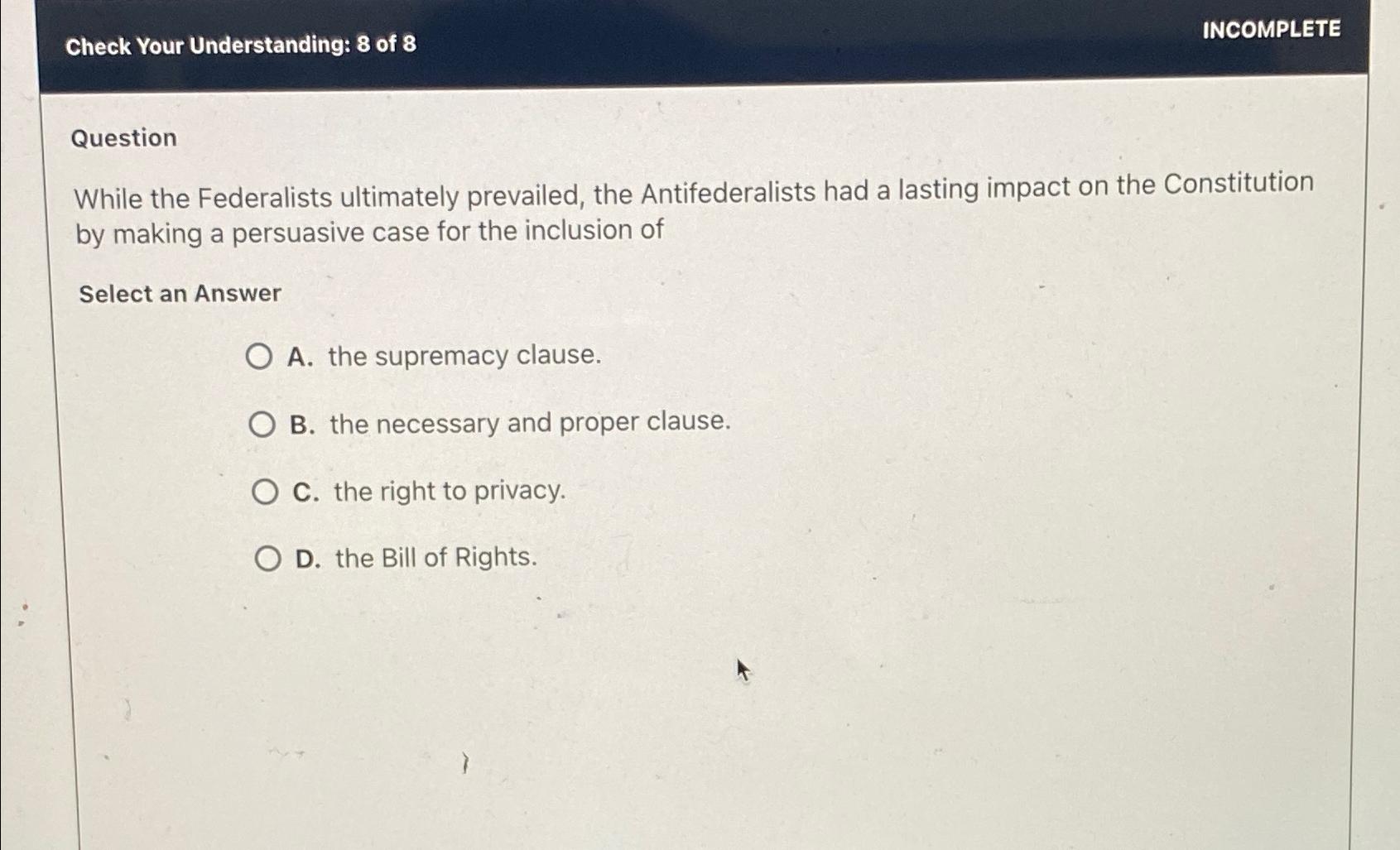 Solved Check Your Understanding: 8 ﻿of | Chegg.com
