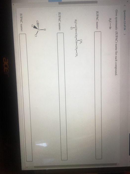 Solved Give systematic (IUPAC) name | Chegg.com