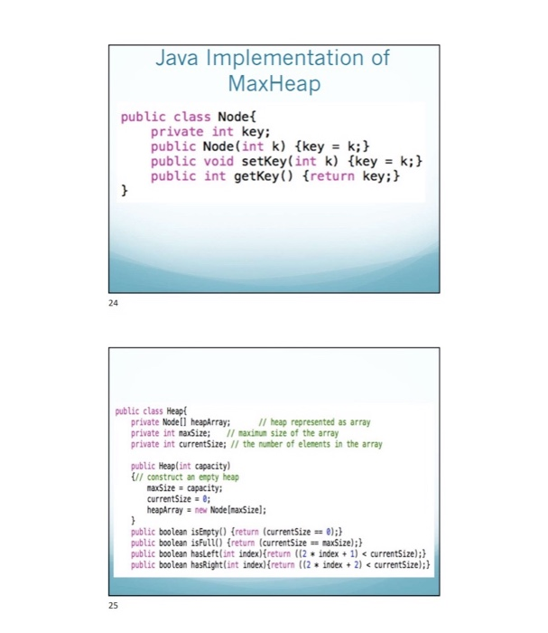 Solved Part 1 1 Implement The Class Minheap Similar To 0243