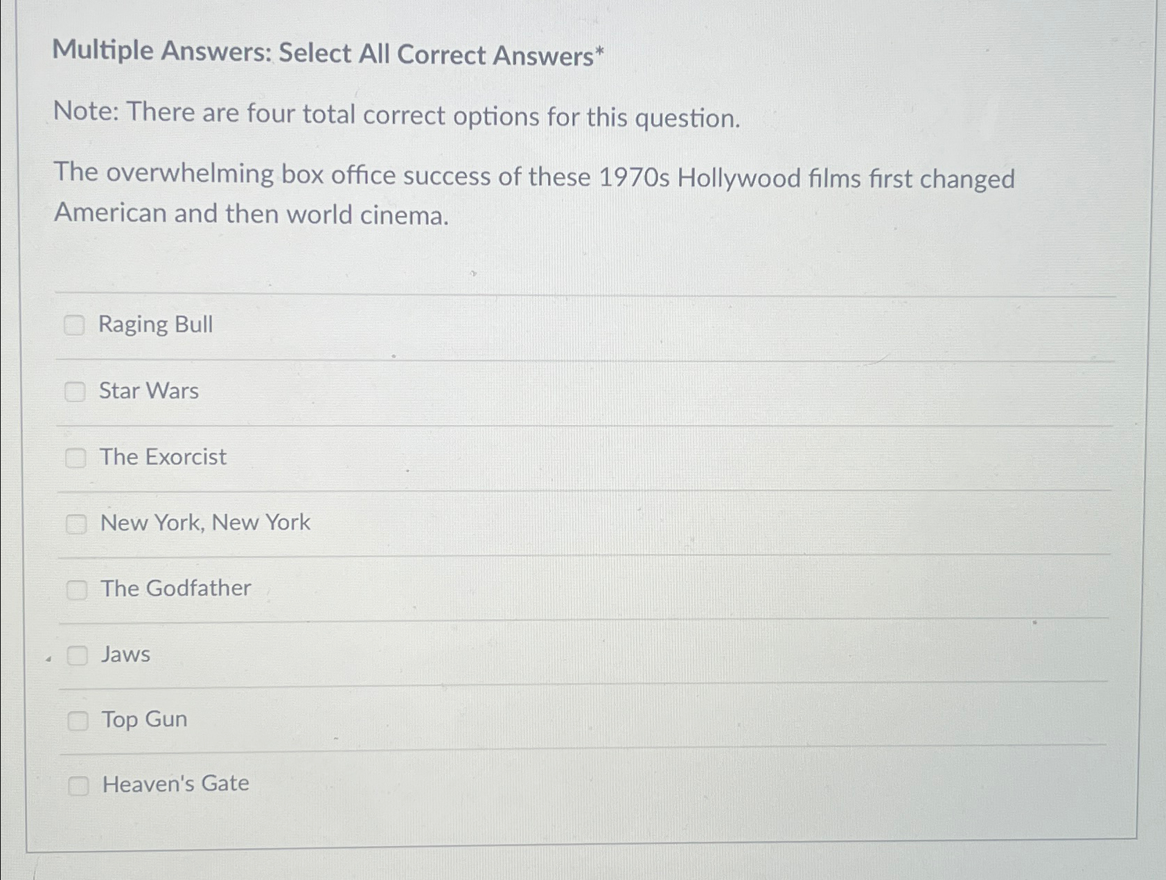Solved Multiple Answers: Select All Correct Answers*Note: | Chegg.com