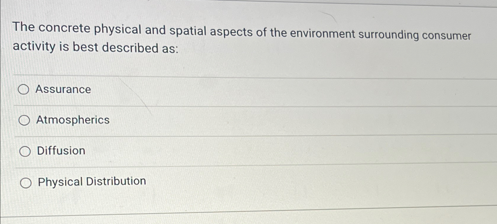 Solved The concrete physical and spatial aspects of the | Chegg.com