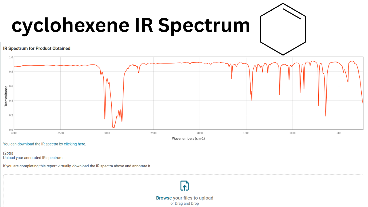 Solved cyclohexene IR Spectrum IR Spectrum for Product | Chegg.com