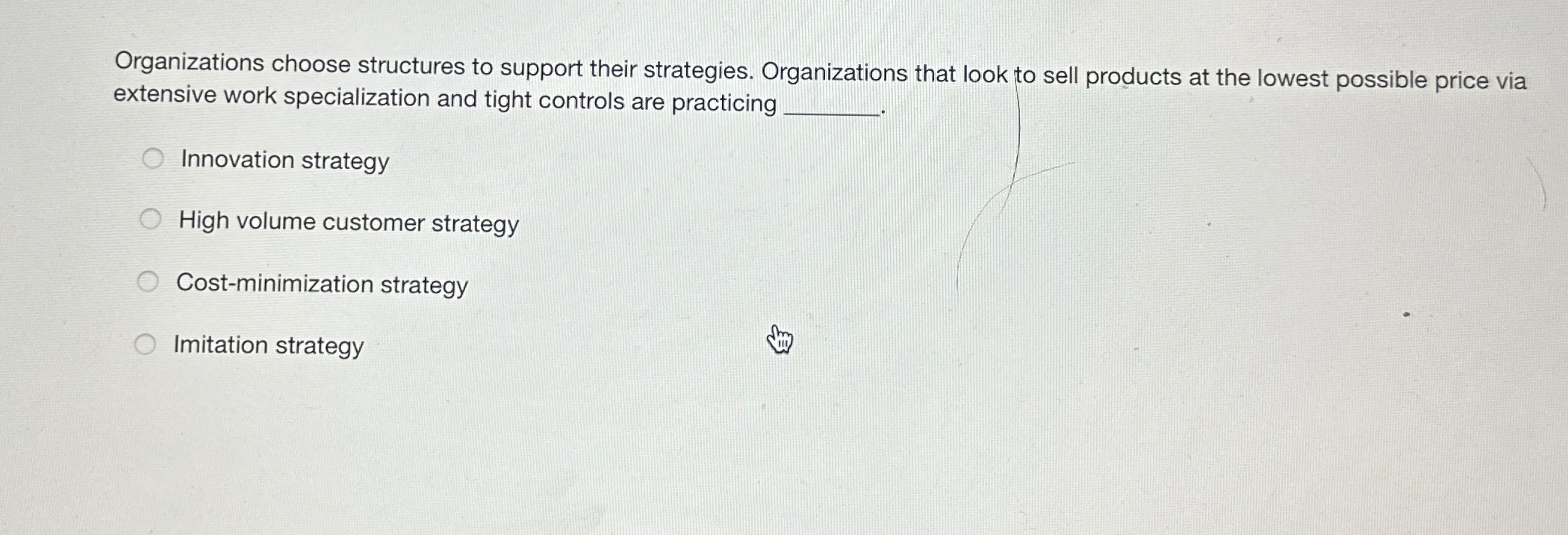 Solved Organizations choose structures to support their | Chegg.com