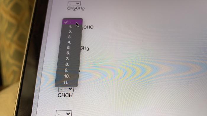 Solved List the organic compounds according to the IUPAC | Chegg.com