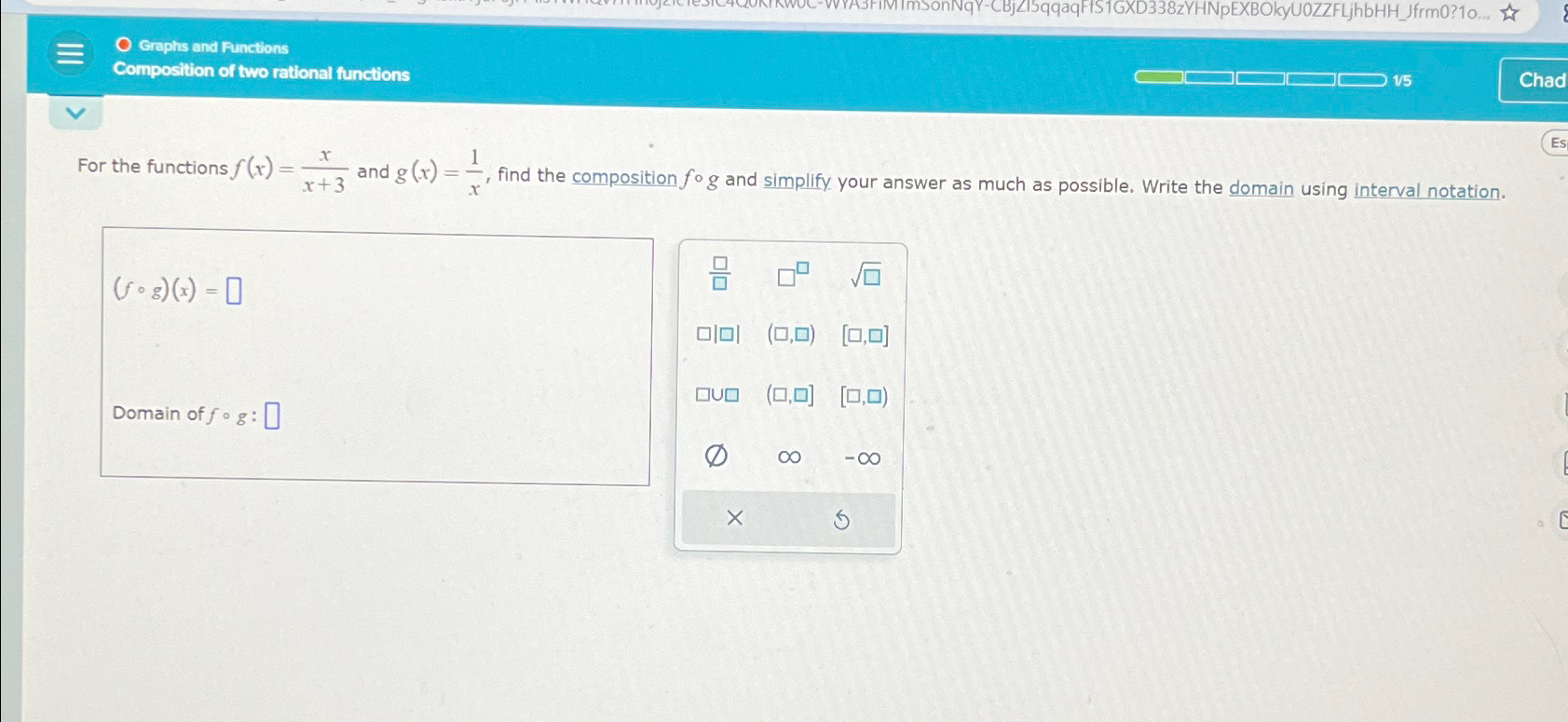 Solved Graphs and FunctionsComposition of two rational | Chegg.com