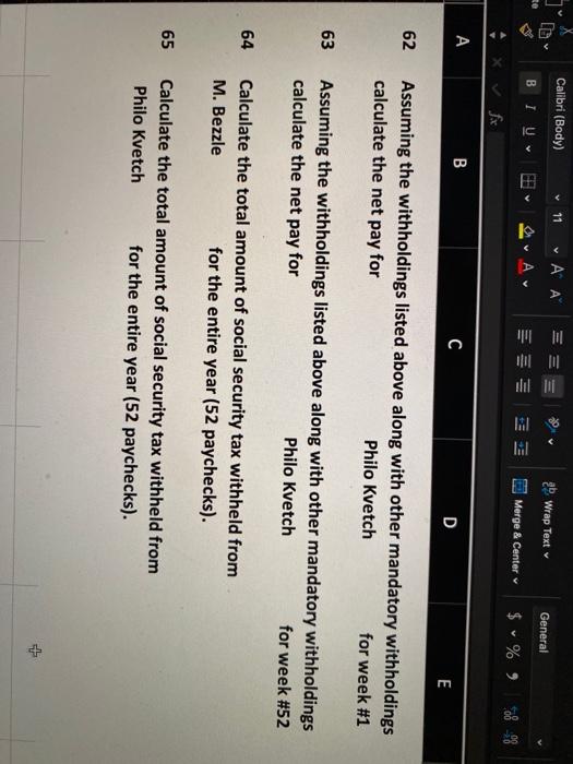 Solved Merge & Center $ - % Conditional Format Cell | Chegg.com