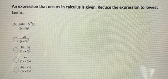 Solved An expression that occurs in calculus is given. | Chegg.com