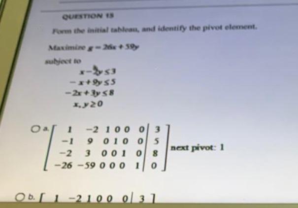 Solved QUESTIONS om the initial tables, and identify the | Chegg.com