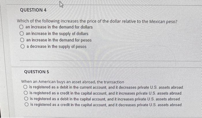 Solved Which of the following increases the price of the | Chegg.com