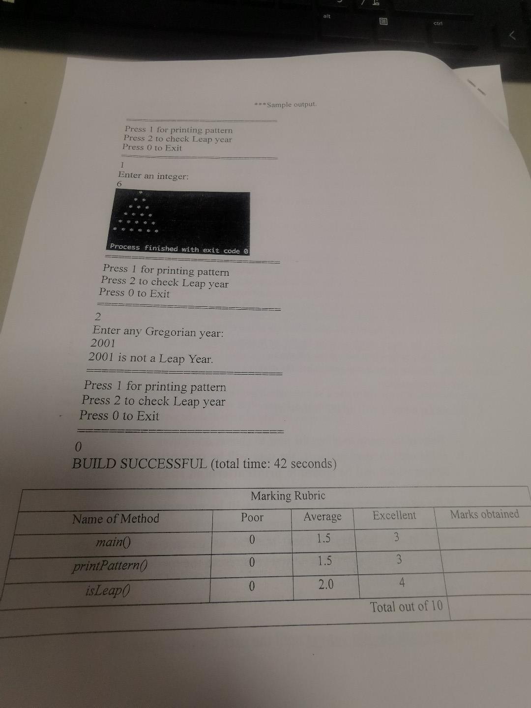 Solved Process finished with exit code 0 Press 1 for | Chegg.com