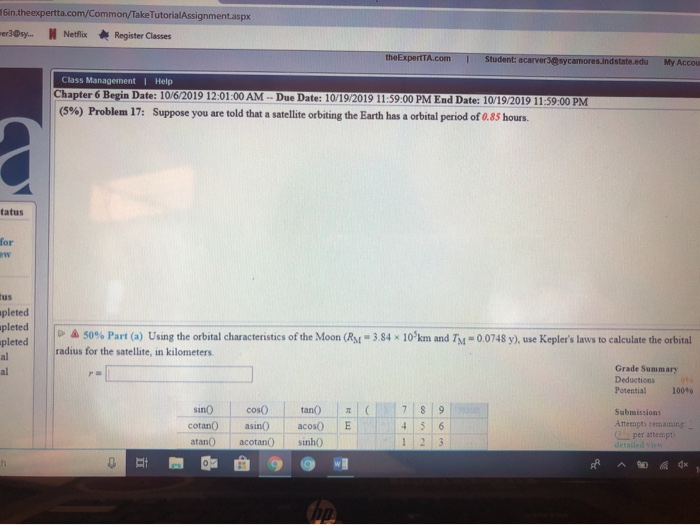 Solved Sin.theexpertta.com/common/Take | Chegg.com