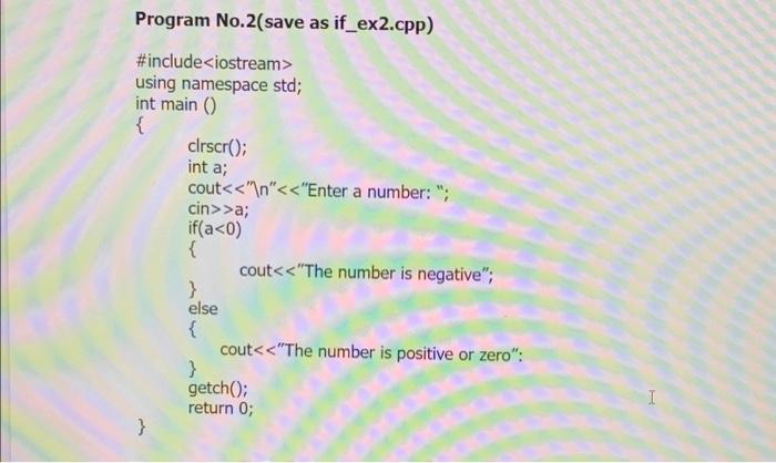 Solved CH Programming Laboratory Exercise Conditional if | Chegg.com