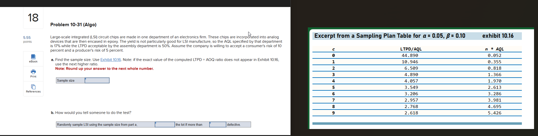 Solved Problem 10-31 (Algo)Large-scale integrated (LSI) | Chegg.com