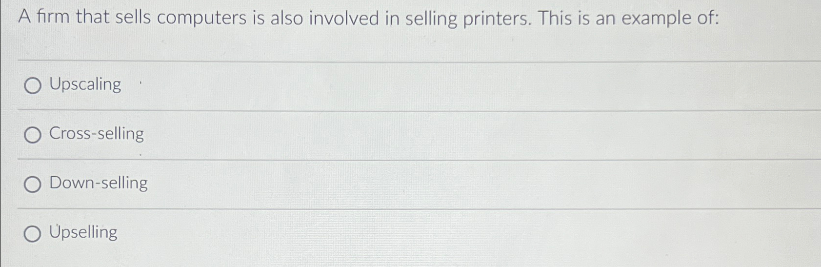 Solved A firm that sells computers is also involved in | Chegg.com