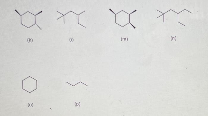 Solved Q. Identify the correct most stable structures and | Chegg.com