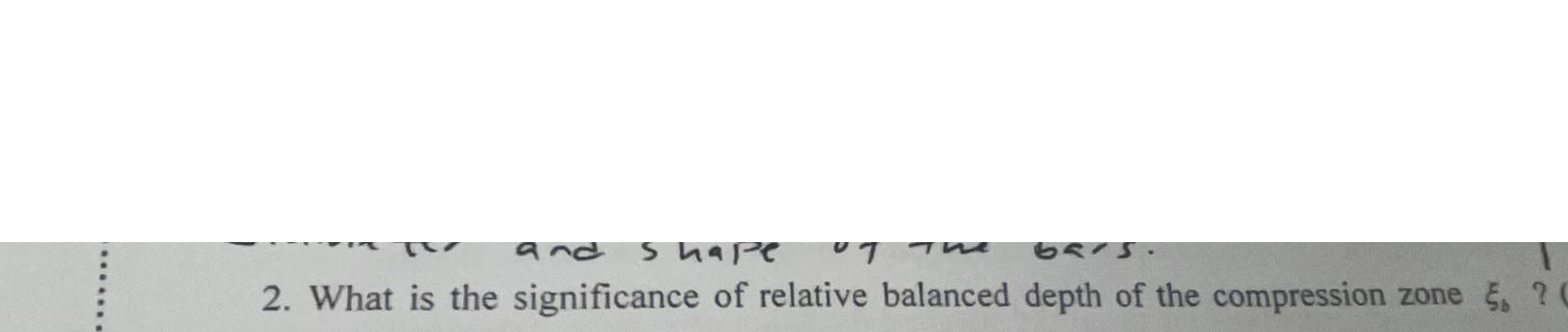 Solved What is the significance of relative balanced depth | Chegg.com