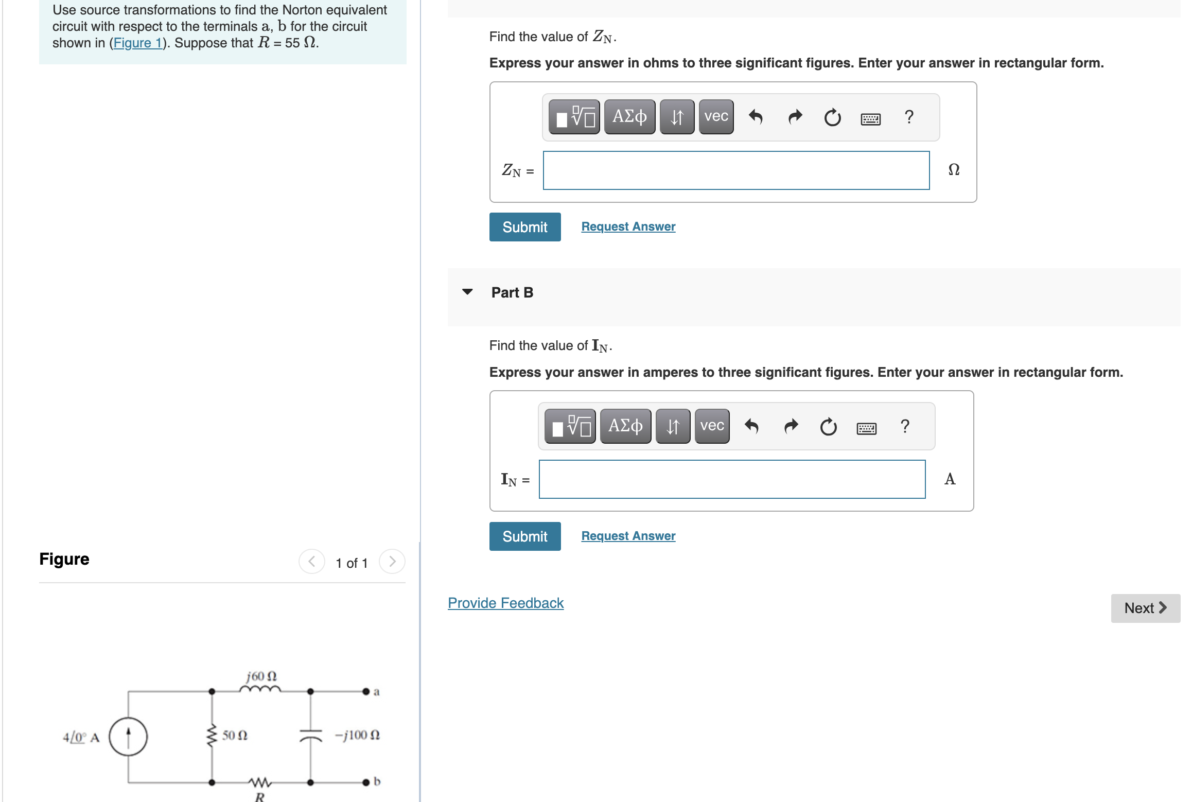 Solved Use source transformations to find the Norton | Chegg.com