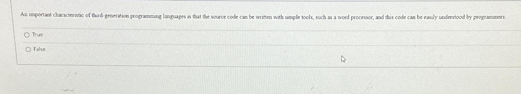 Solved TrueFalse | Chegg.com
