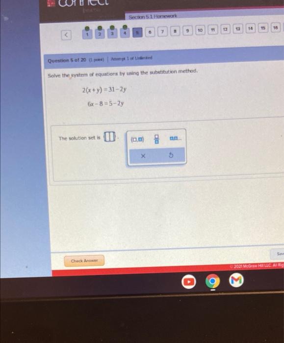 Solved Section 5 1 Homework 10 12 15 D 11 14 16 9