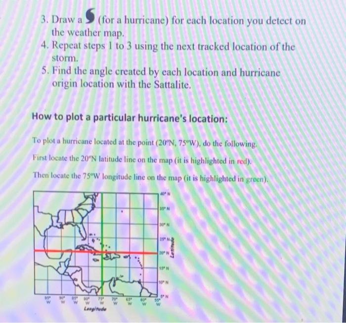 Solved Hurricane Tracking Project For this project you are | Chegg.com
