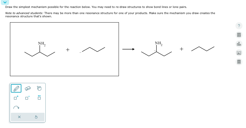 Solved Draw the simplest mechanism possible for the reaction | Chegg.com