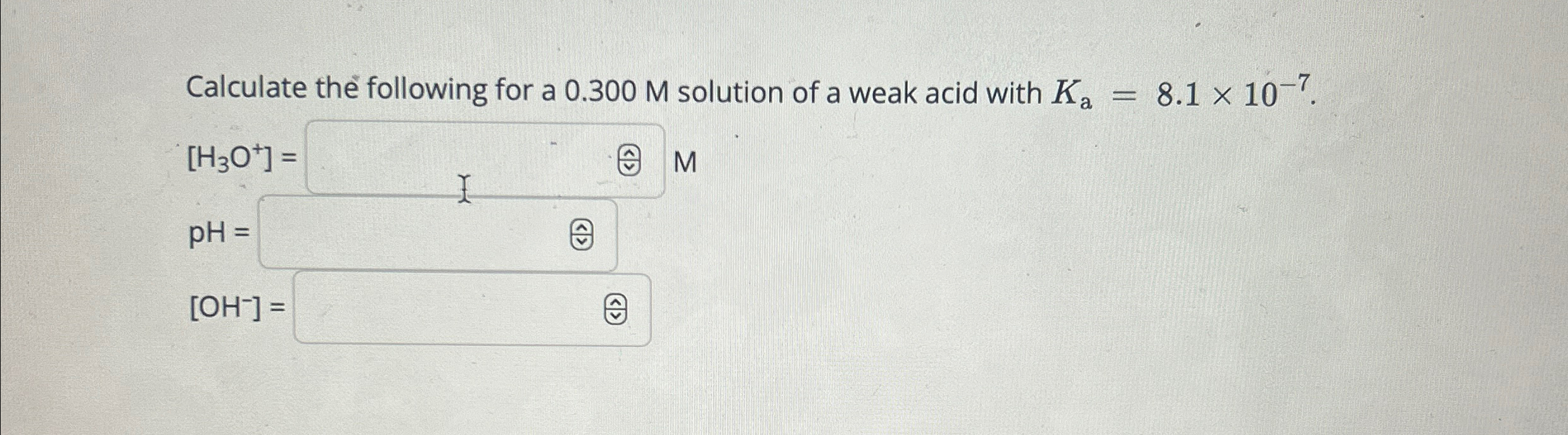 Solved Calculate the following for a 0.300M ﻿solution of a | Chegg.com