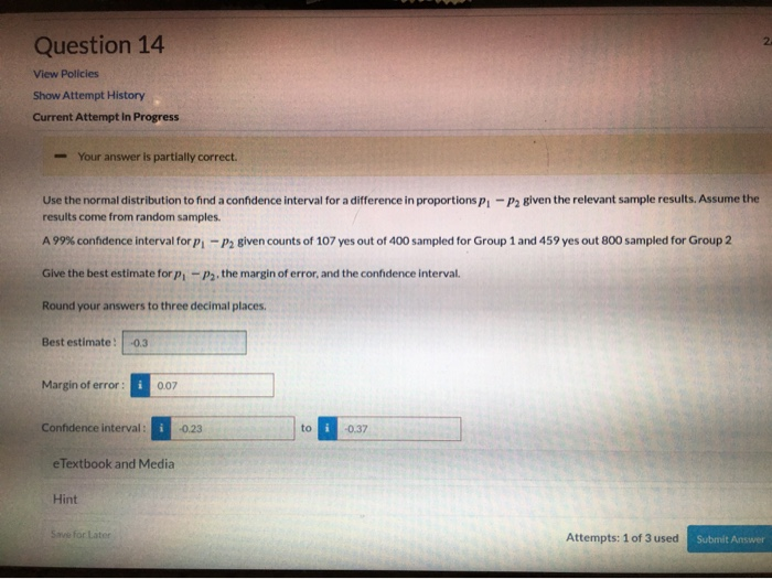 Solved Show Attempt History Current Attempt in Progress Use | Chegg.com