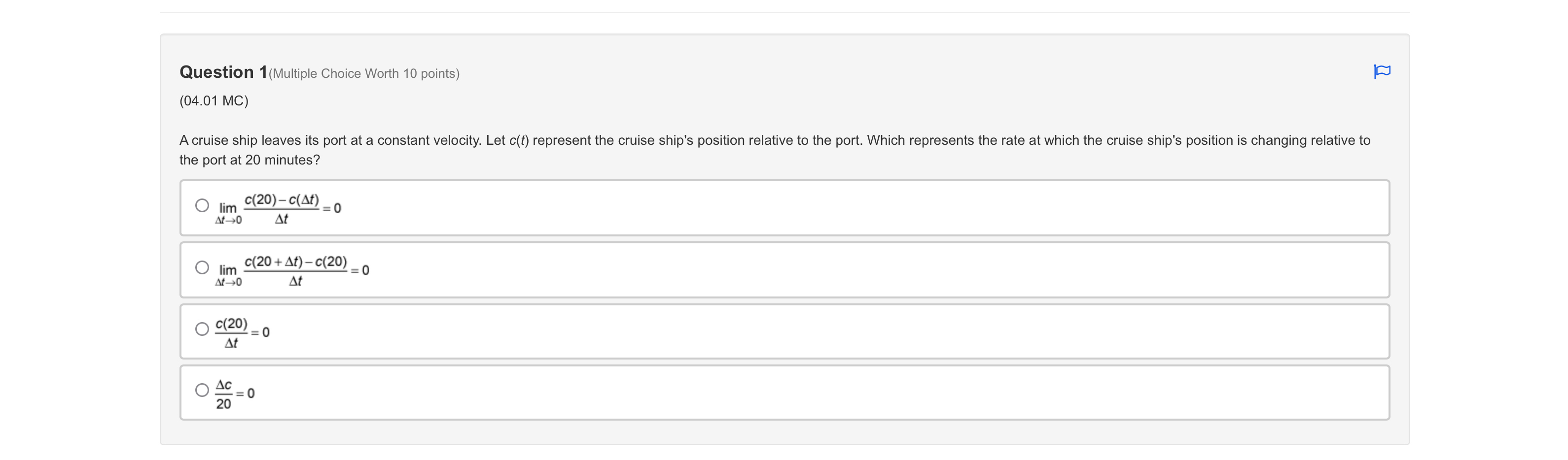 Solved Question 1 (Multiple Choice Worth 10 ﻿points)(04.01 | Chegg.com