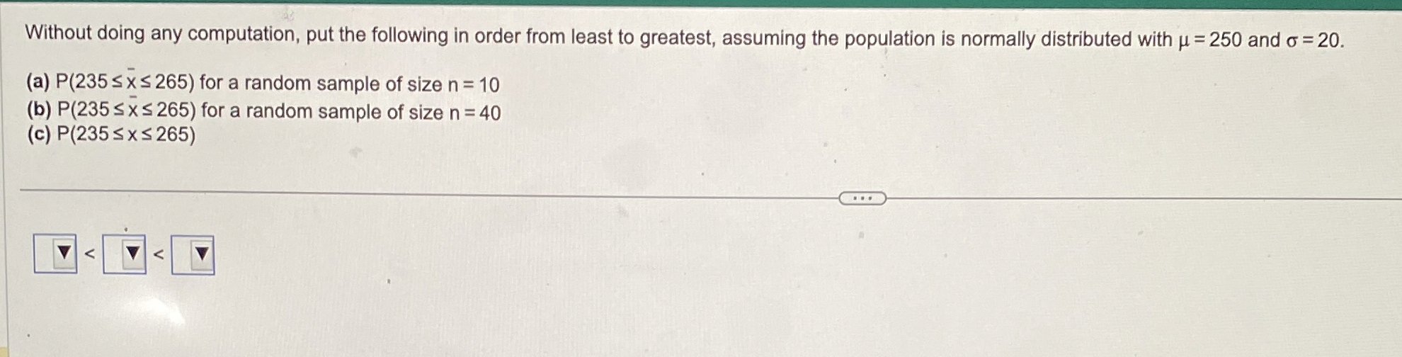 Without doing any computation, put the following in | Chegg.com