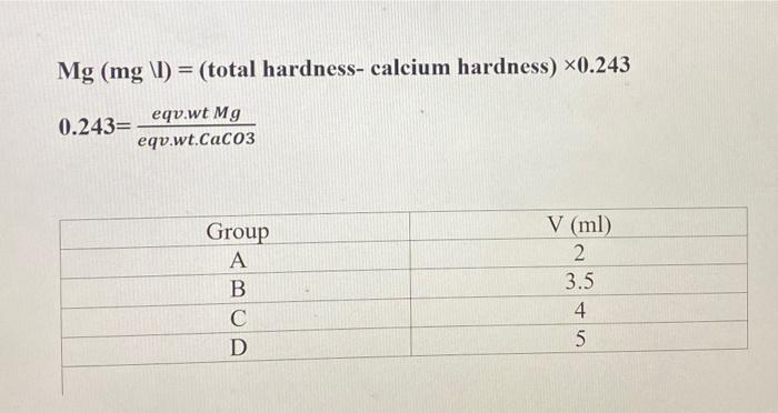 An experiment was done to measure magnesium for a | Chegg.com