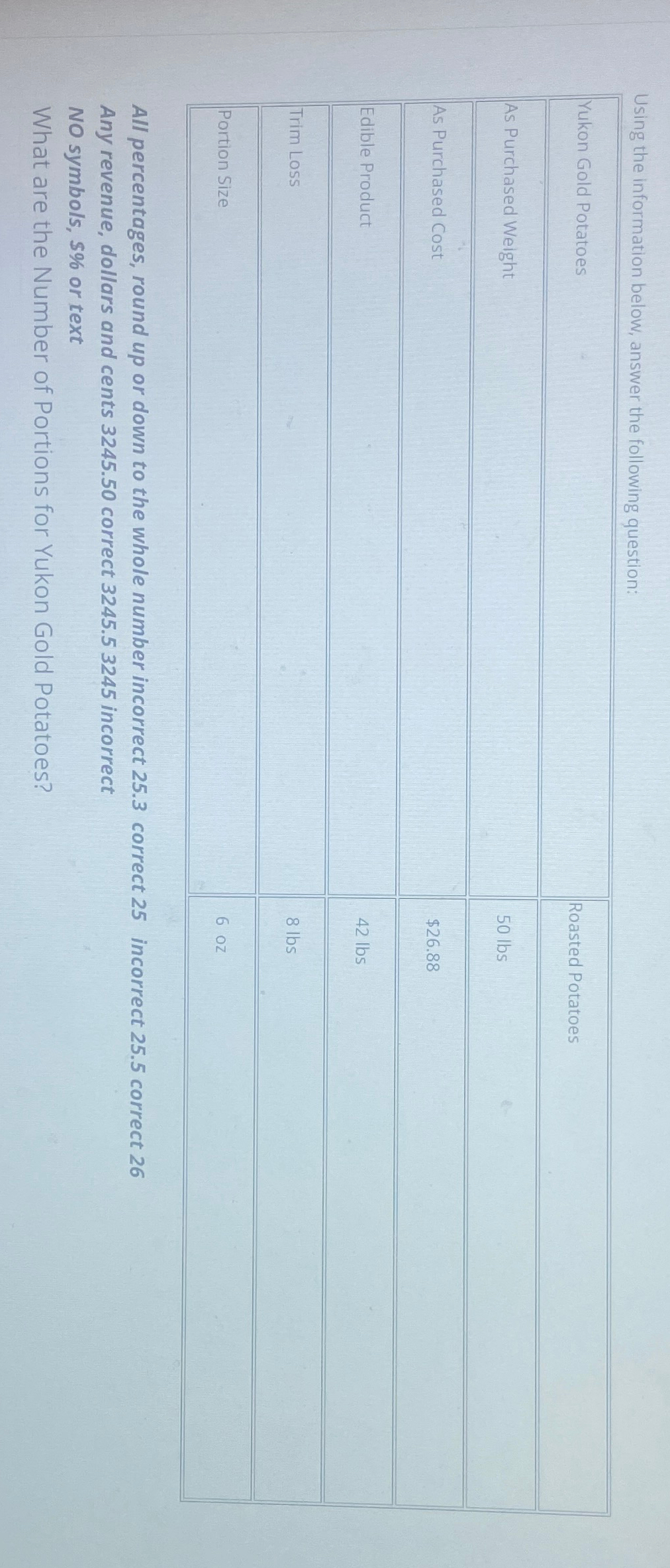 Solved Using the information below, answer the following | Chegg.com