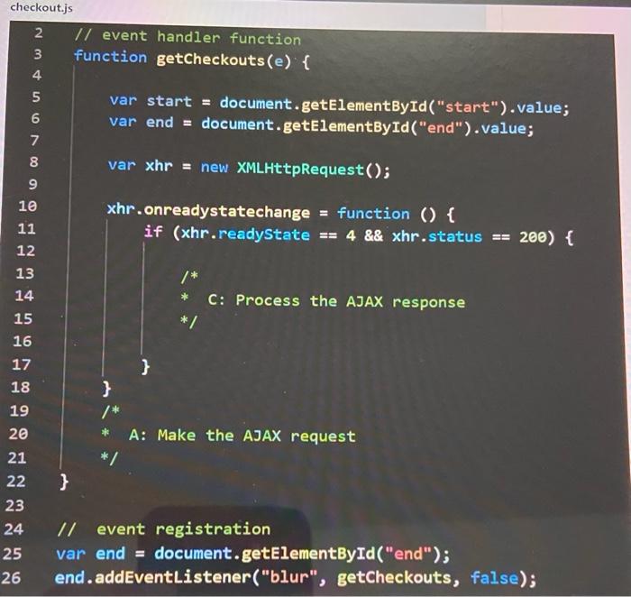 Solved Below is the web page framework for querying the | Chegg.com