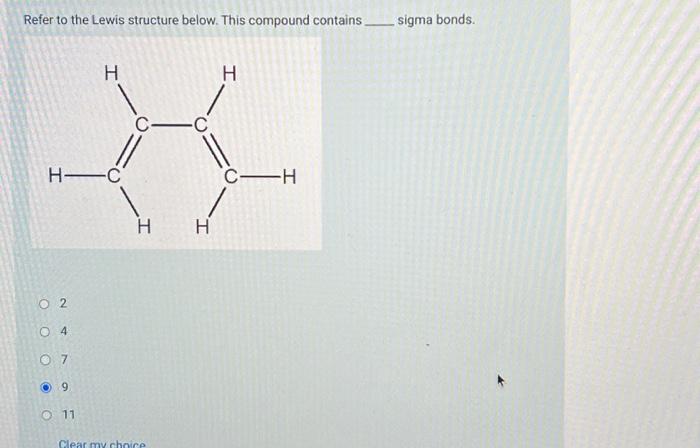 Solved Refer To The Lewis Structure Below This Compound 8922