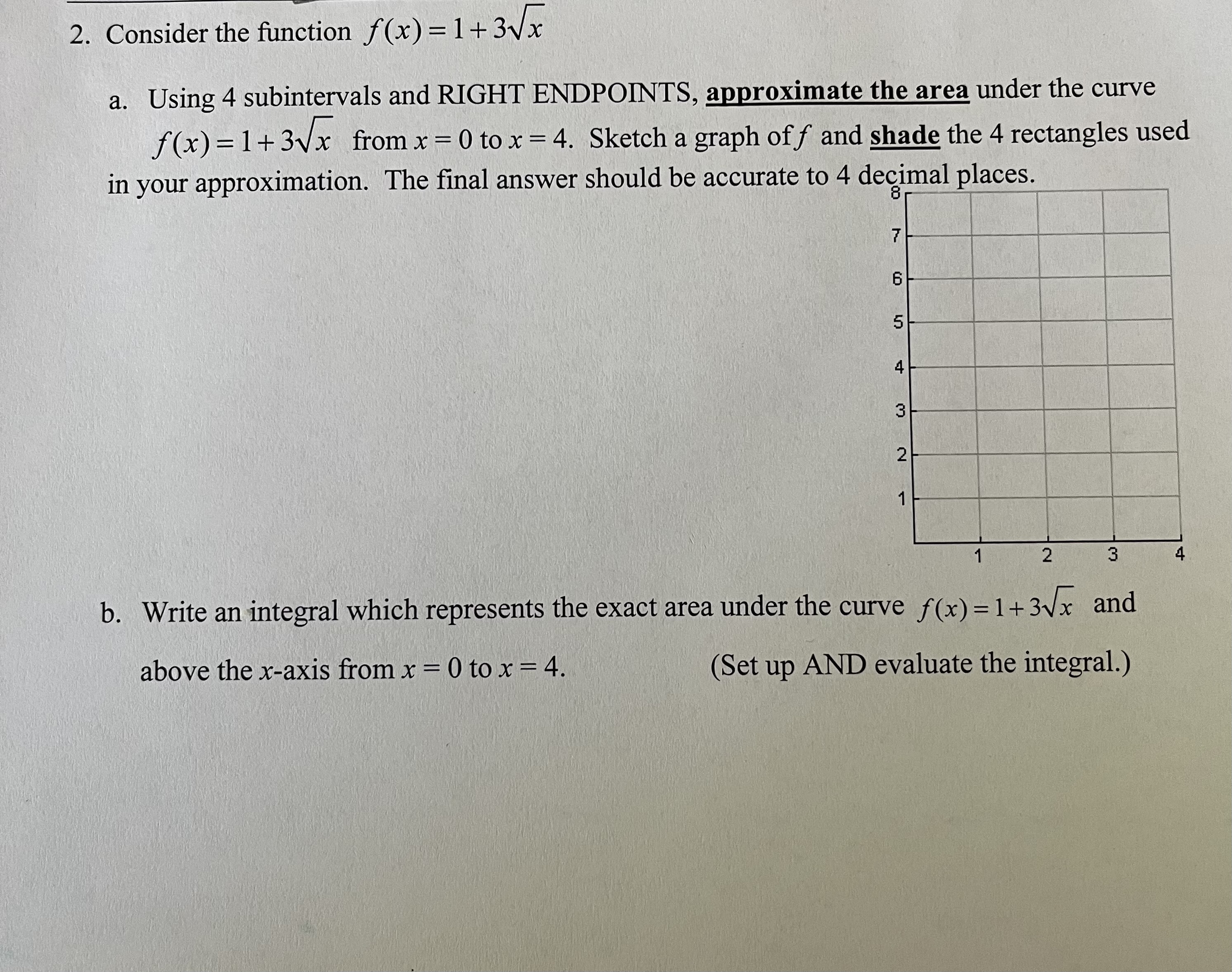 Solved Consider the function f(x)=1+3x2a. ﻿Using 4 | Chegg.com