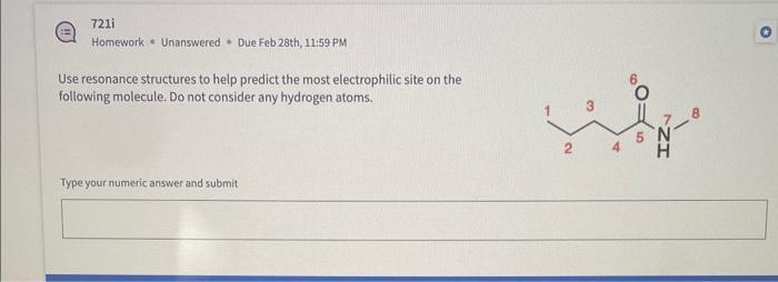 Solved Use resonance structures to help predict the most | Chegg.com