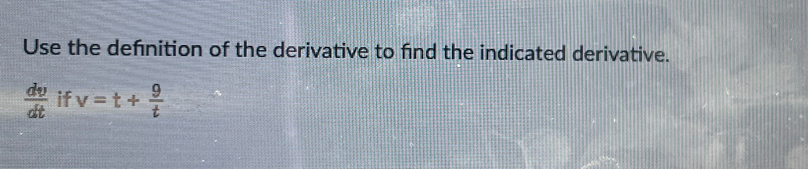 Solved Use the definition of the derivative to find the | Chegg.com