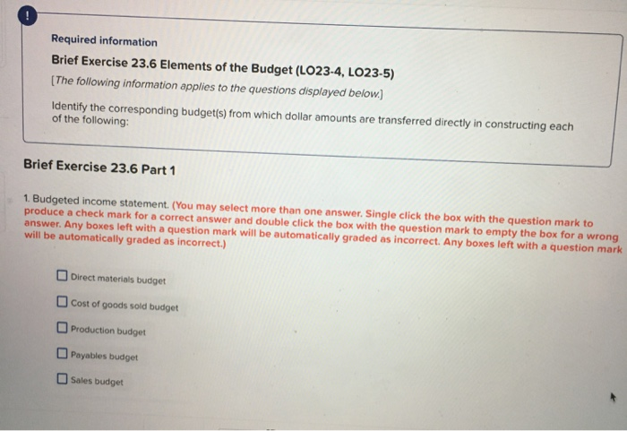Solved Required information Brief Exercise 23.6 Elements of | Chegg.com Solved Required information Brief Exercise 23.6 Elements of | Chegg.com
