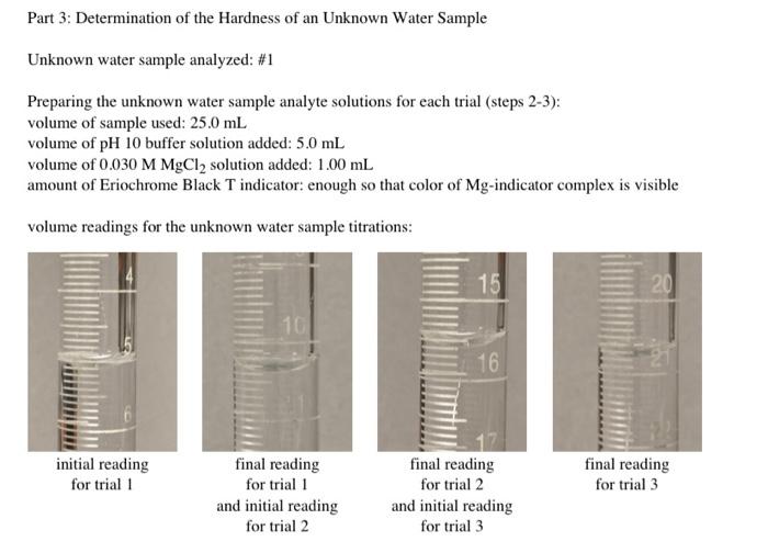 Solved Part 1: Preparation of the EDTA Solution Step 2: | Chegg.com