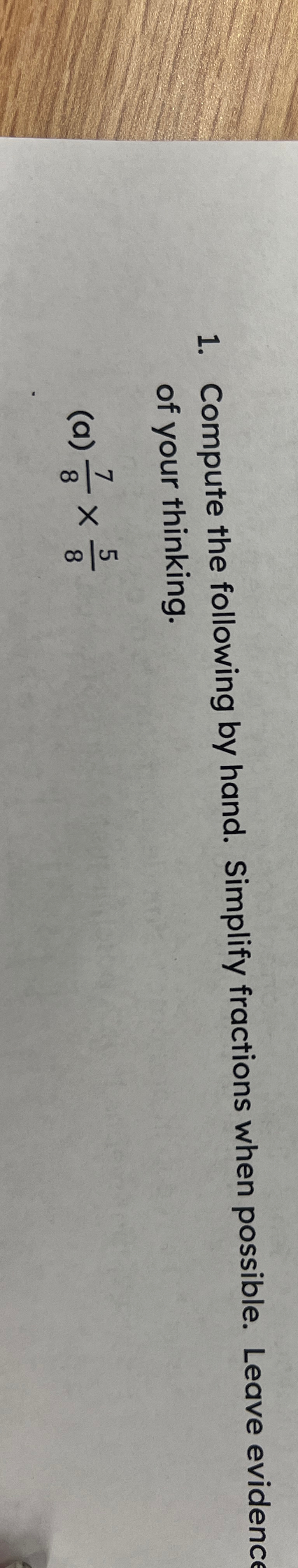 Solved Compute the following by hand. Simplify fractions | Chegg.com