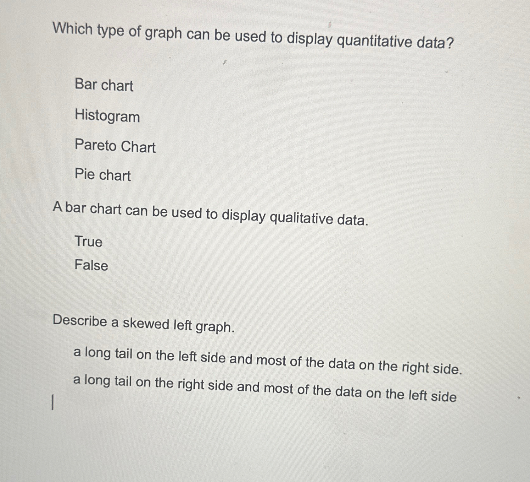 Solved Which type of graph can be used to display | Chegg.com
