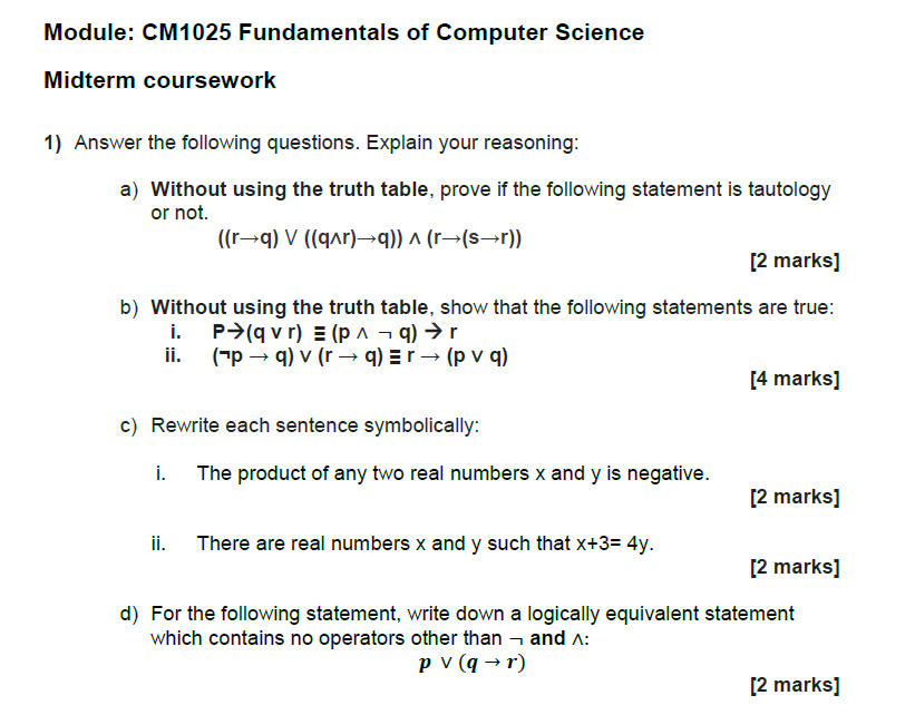 Solved Module: CM1025 ﻿Fundamentals of Computer | Chegg.com